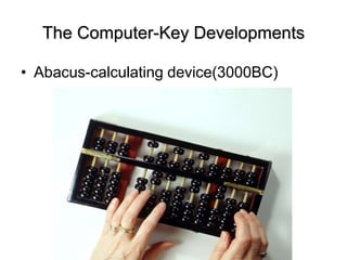 History Of Computer Timeline From Abacus To Present