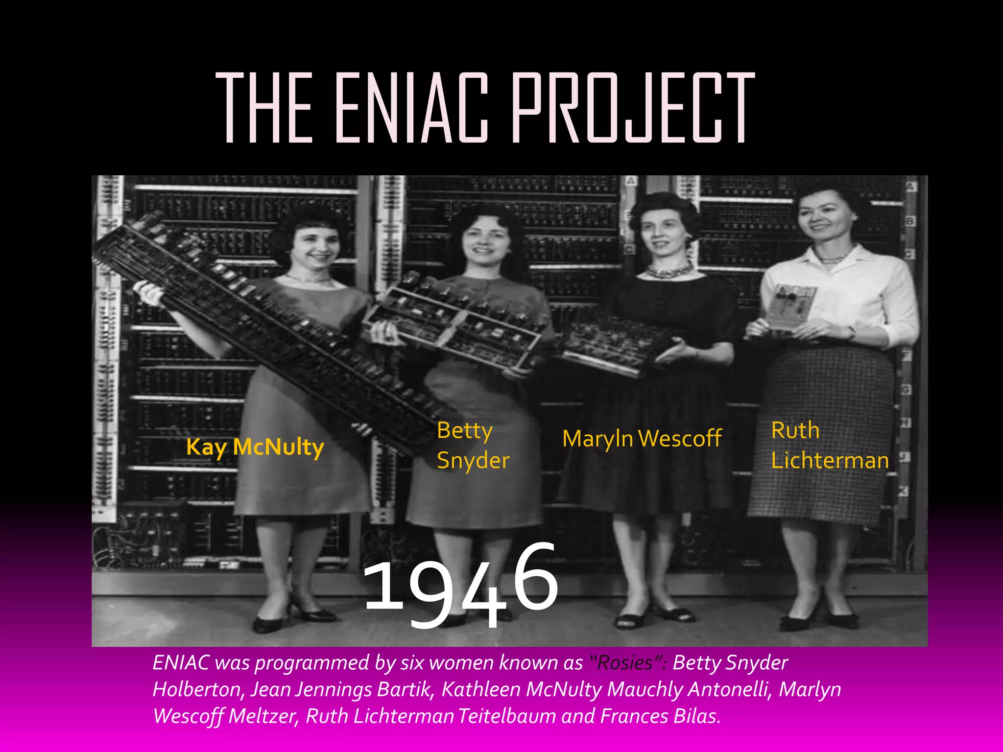 Computer history vixens | PPT