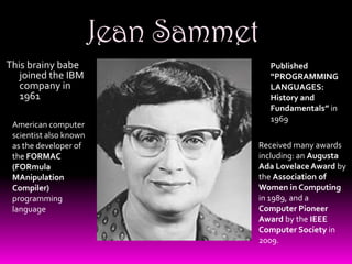 Computer history vixens | PPT