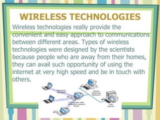 TRENDS IN WIRELESS COMPUTING-E.HARSHITHA | PPTX | Internet of Things ...