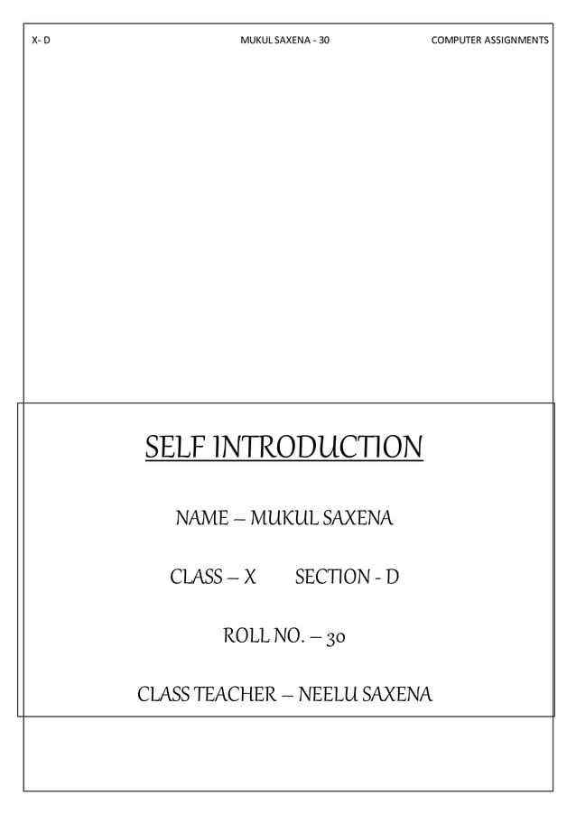 COMPUTER HOLIDAY HOMEWORK OF HTML CODING AND OUTPUTS ON MY HOMEPAGE ...