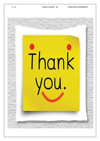 COMPUTER HOLIDAY HOMEWORK OF HTML CODING AND OUTPUTS ON MY HOMEPAGE ...