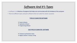 Software And It’s Types.pptx