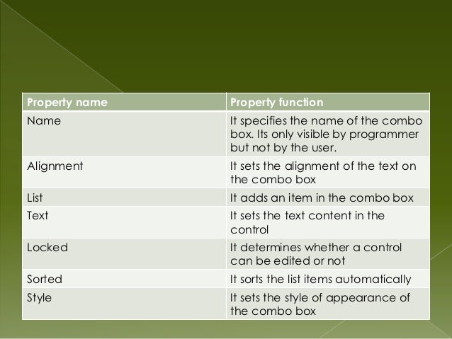 toolbox and its properties in the visual basic