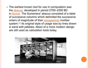 Computer hıstory | PPTX