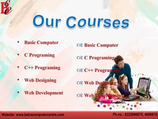 Computer Hub in Ambala ! Batra Computer Centre | PPT