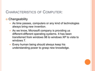 Computer & human mind | PPSX | Computing | Technology & Computing