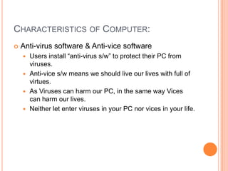 Computer & human mind | PPSX | Computing | Technology & Computing