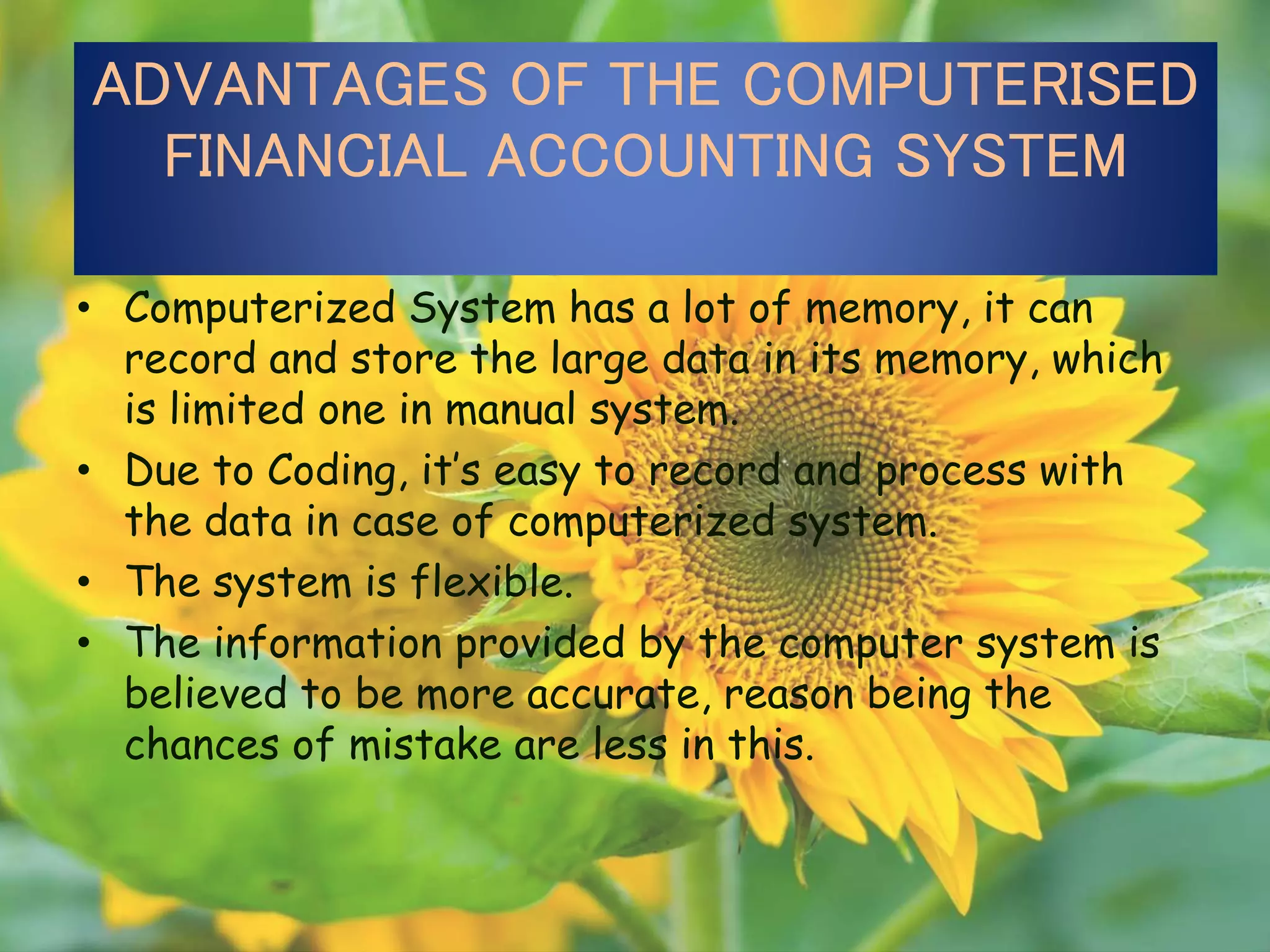 Computer in accounting | PPTX