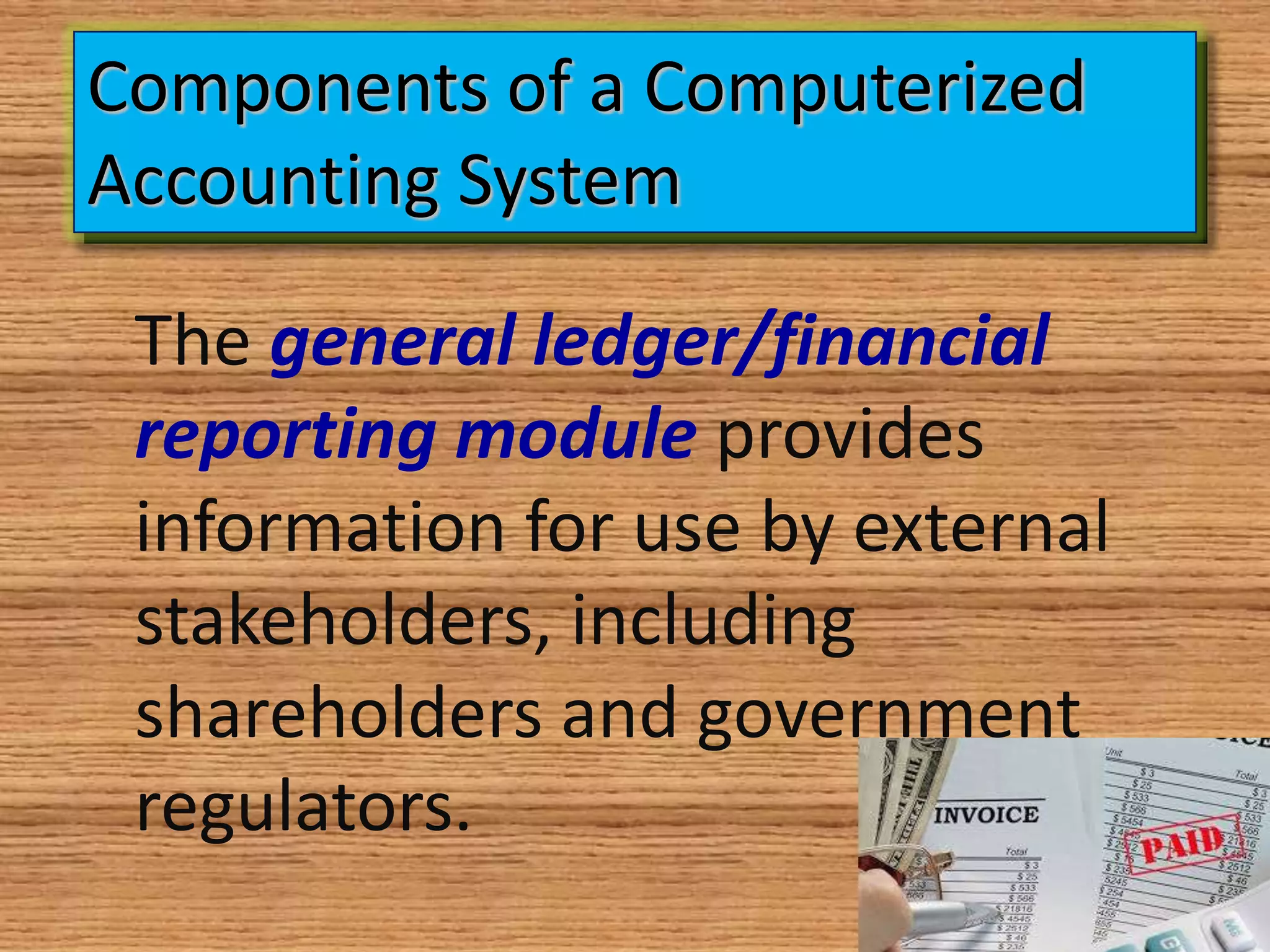 Computer in accounting | PPTX