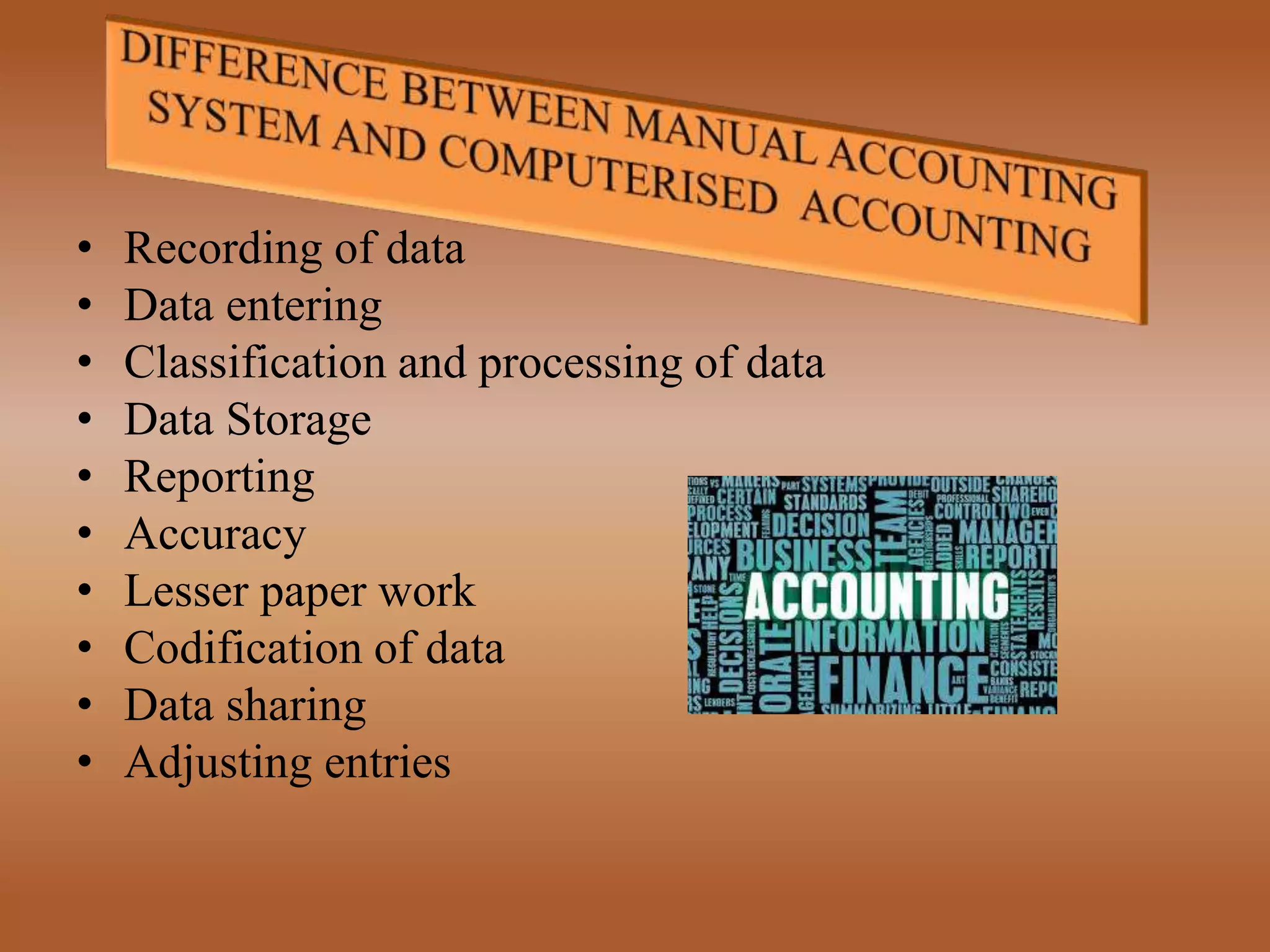 Computer in accounting | PPTX