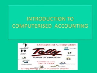 Computer in accounting | PPTX
