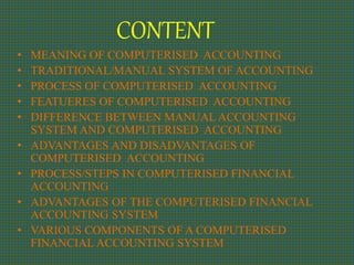 Computer in accounting | PPTX