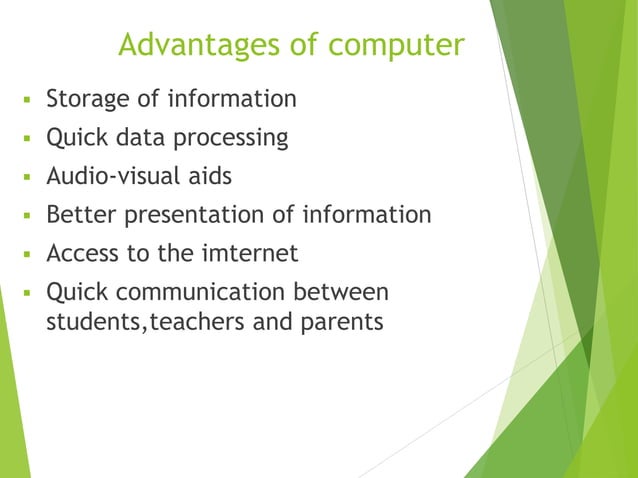 Computer in education | PPTX | Education