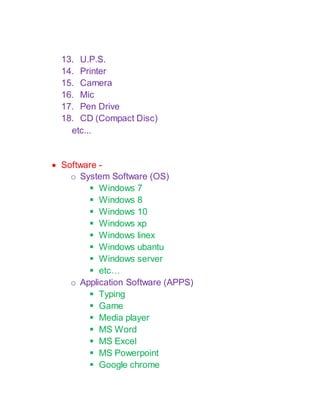 Computer information | PDF