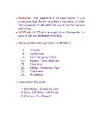 Computer information | PDF