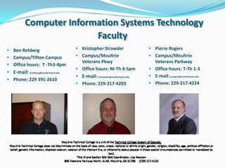 Computer information systems program power point | PPTX