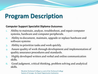 Computer information systems program power point | PPTX