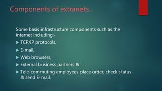 Introduction to internet, intranet and Extranet . Myths about internet ...