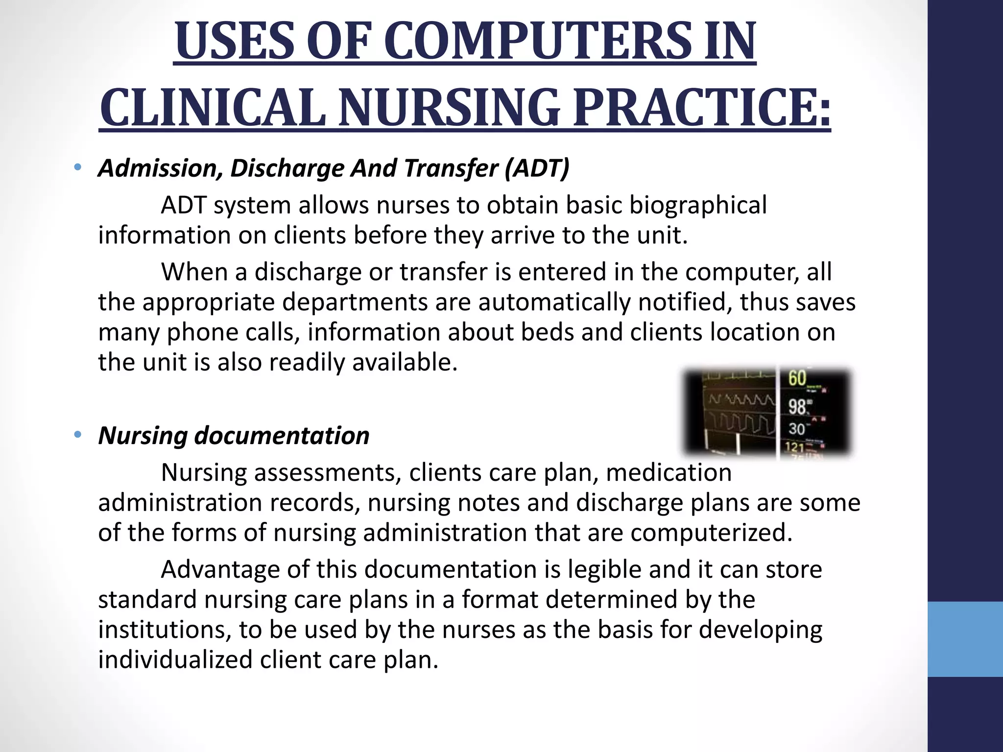 Computer in nursing | PPTX