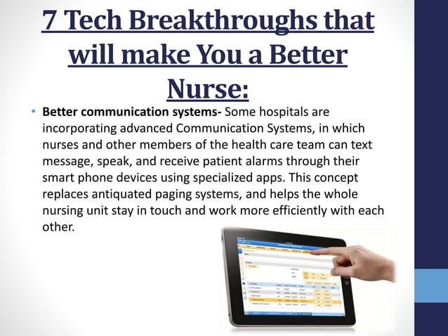 Computer In Nursing Pptx Healthcare Industry Industries