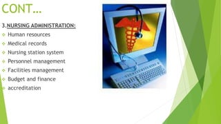 Computer in nursing | PPTX