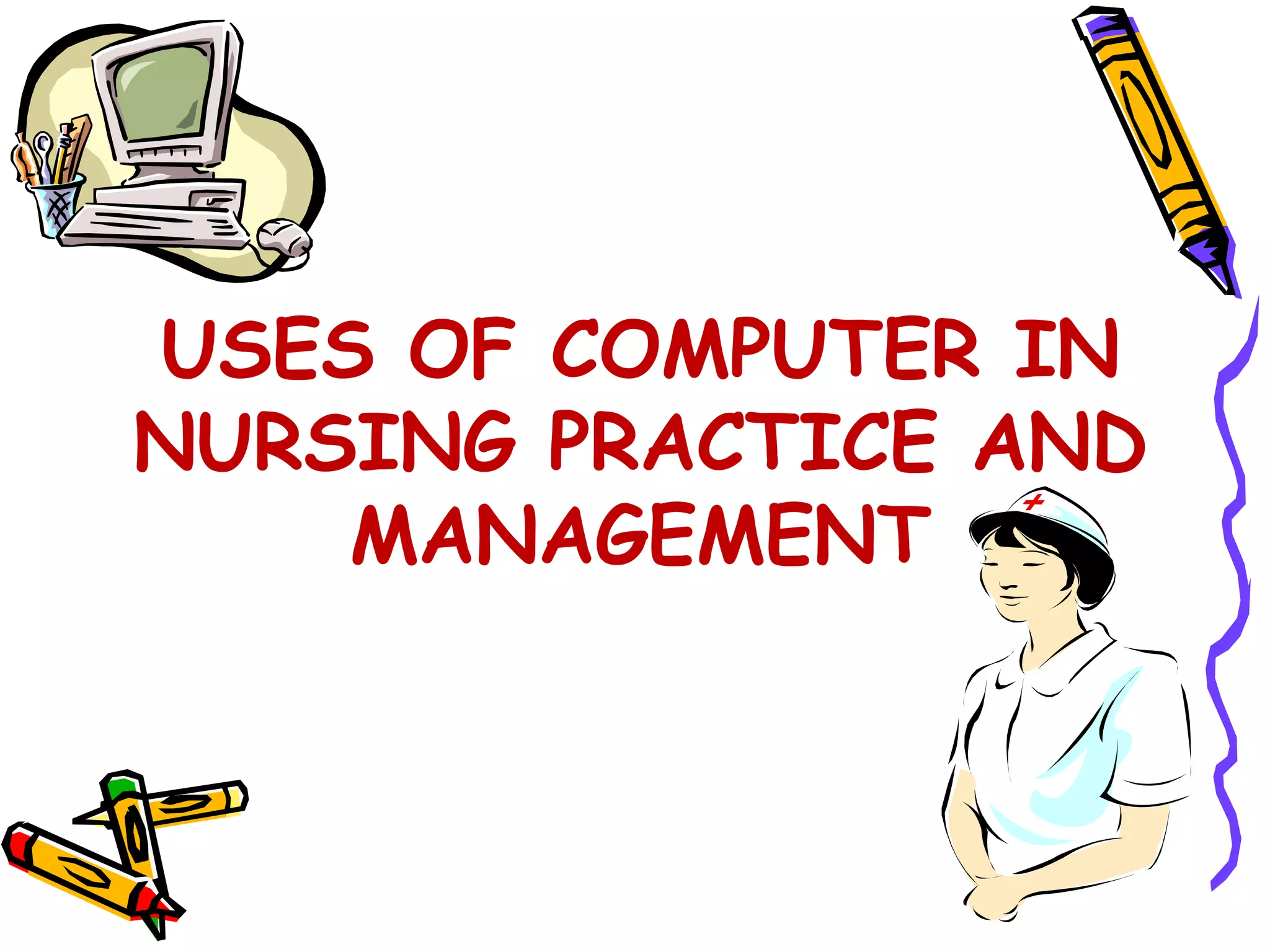 Computer in nursing seminar | PPTX