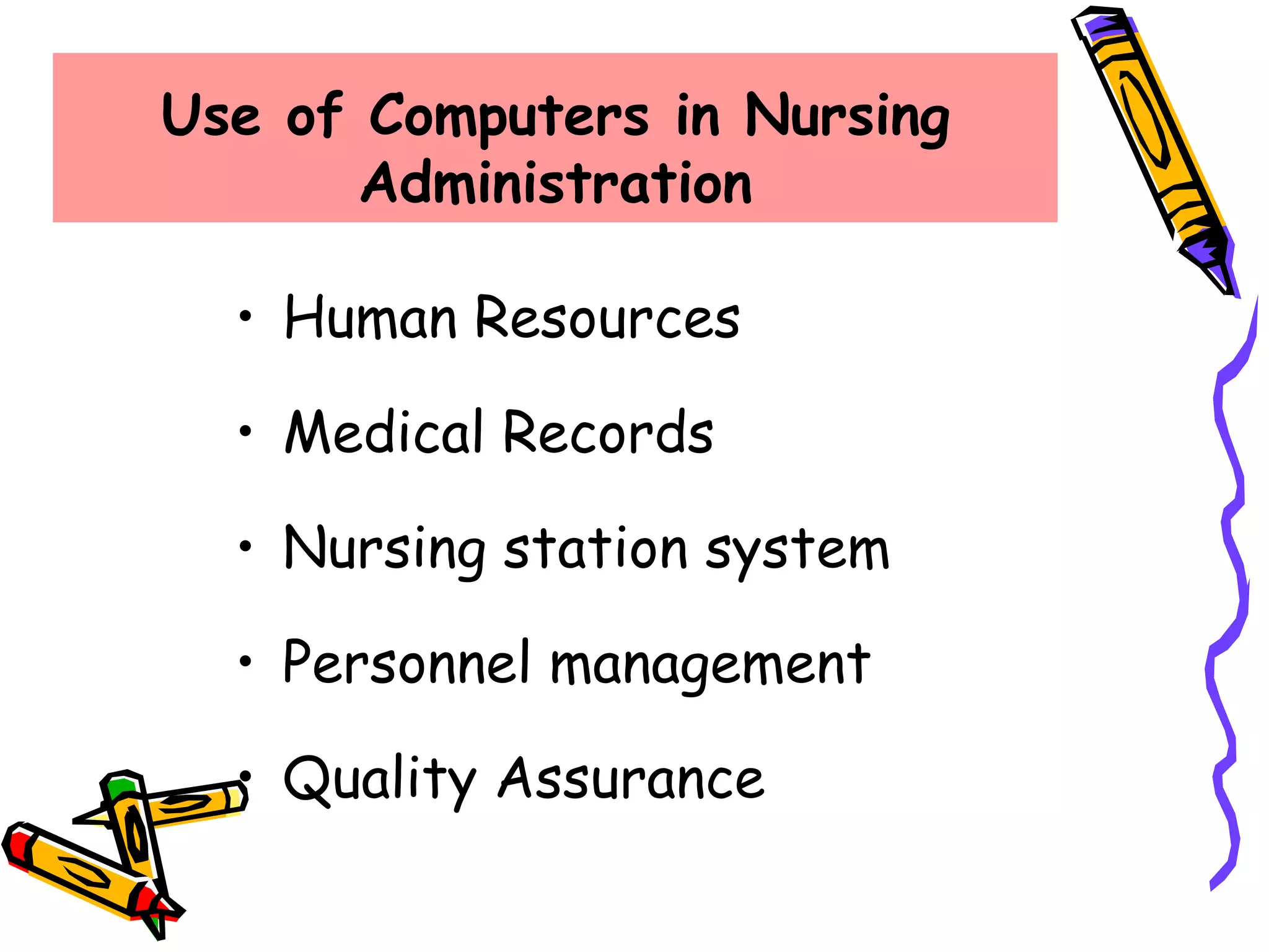 Computer in nursing seminar | PPTX