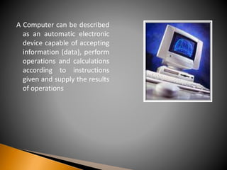 Computer in orthodontics | PPT