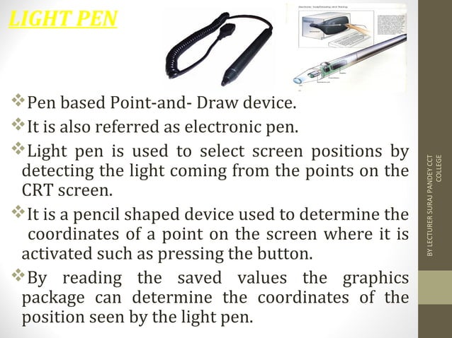 Basic fundamental Computer input/output Accessories | PPT