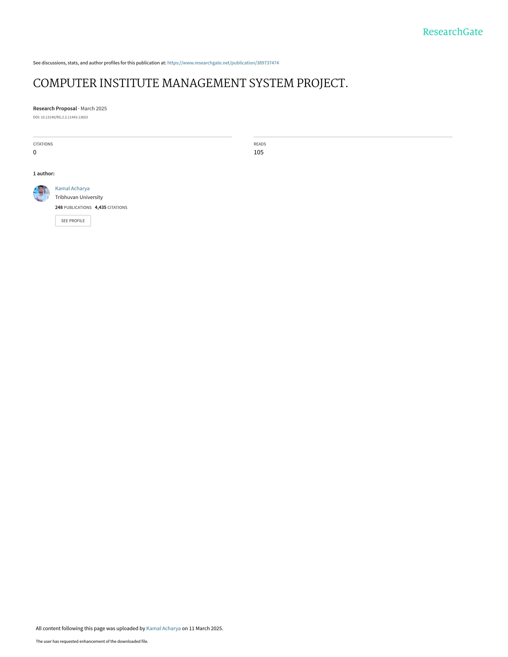 COMPUTER INSTITUTE Management system.pdf