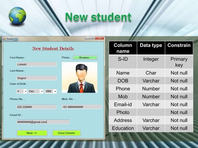 Computer institute website(TYIT project) | PPTX | Databases | Computer ...