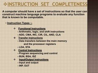 Computer instruction | PPTX