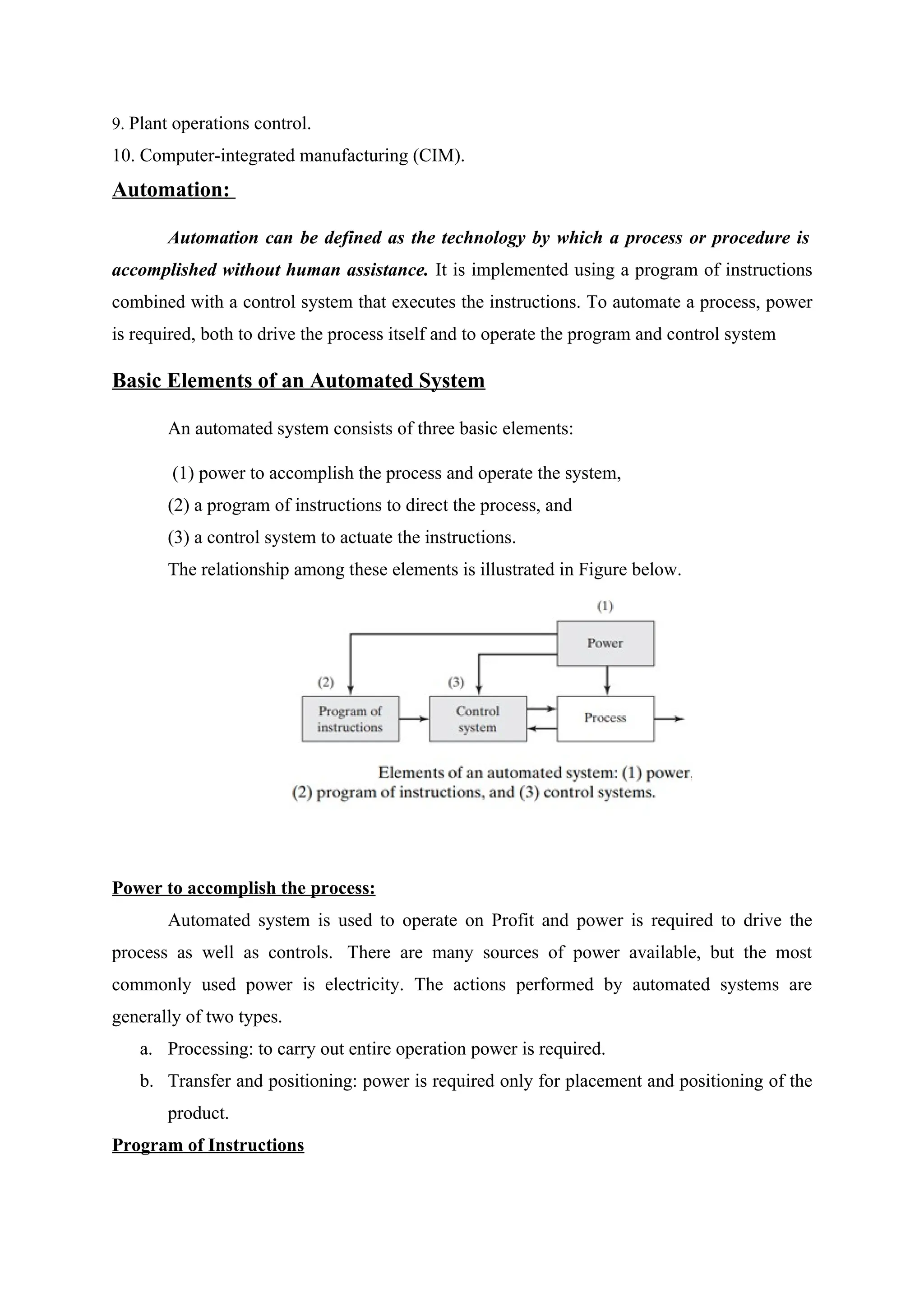 Computer integrated manufacturing UNITWISE | DOCX