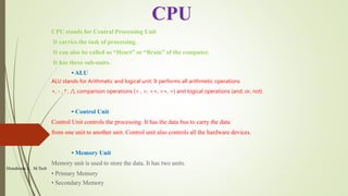 Computer introduction | PPT | Free Download