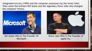 Computer inventors and their inventions the world is thankful for | PPTX