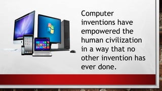Inventors Of Computer And Their Inventions