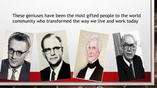 Inventors Of Computer And Their Inventions