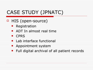 Computerisation in jpnatc (brief) for cgr | PPT