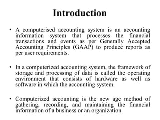 Computerised Accounting | PPT