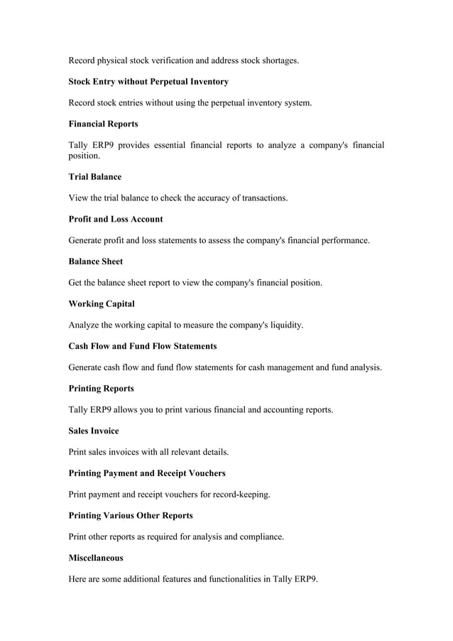 Computerised Accounting Notes Pdf