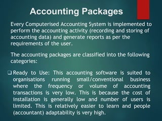 Computerised Accounting System | PPTX
