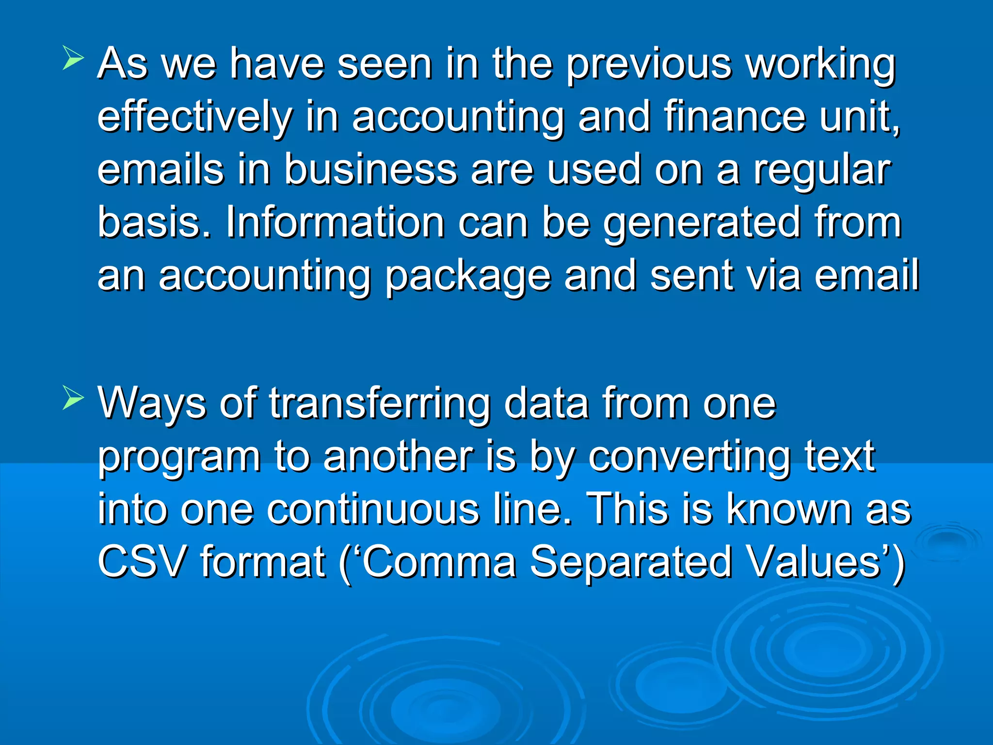 Computerised accounting week 1 | PPT