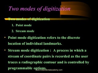 Computerised cephalometric systems | PPT