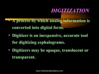 Computerised cephalometric systems | PPT