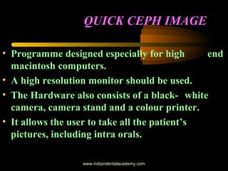 Computerised cephalometric systems | PPT