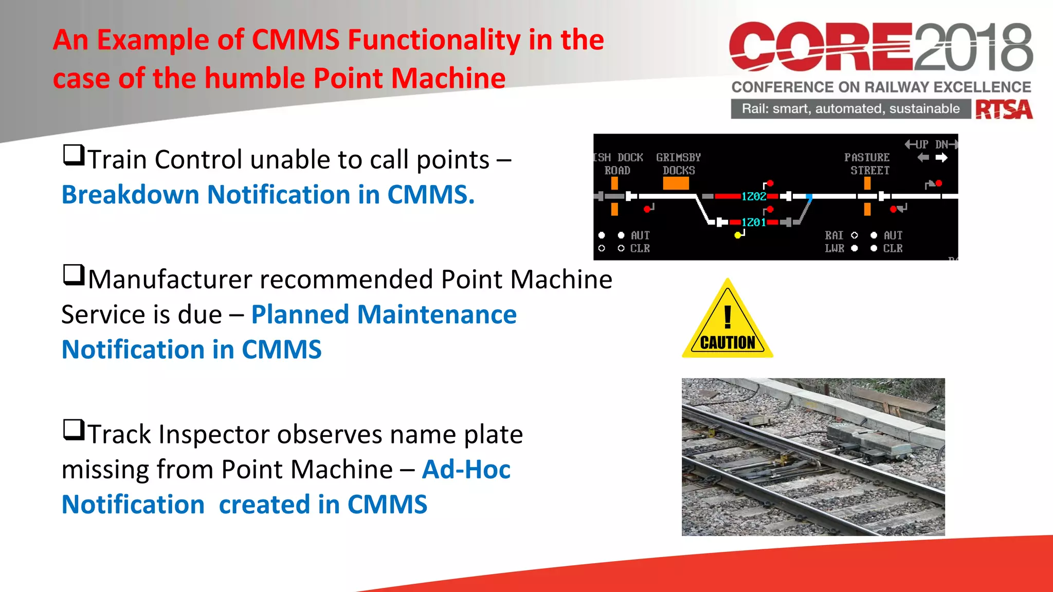 Computerised maintainance management systems for railways using big ...