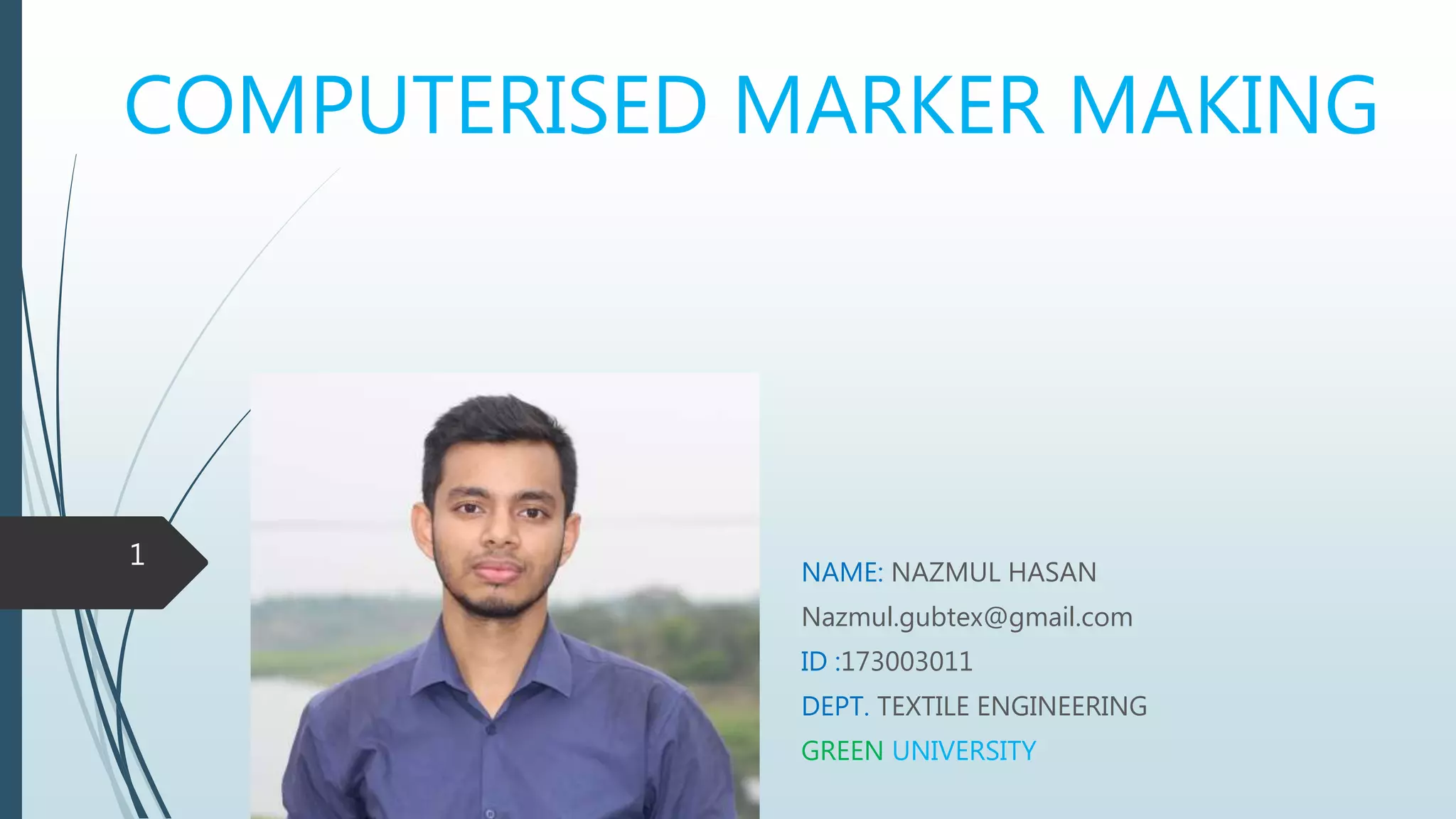 Computerised marker making | PPTX