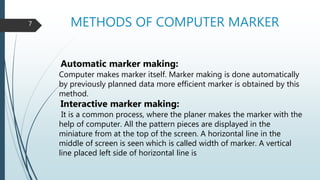 Computerised marker making | PPTX