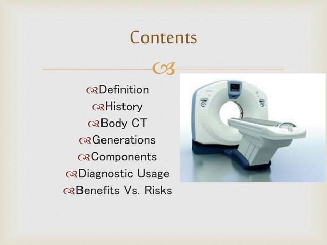 Computerised tomography scan | PPTX | Physics | Science